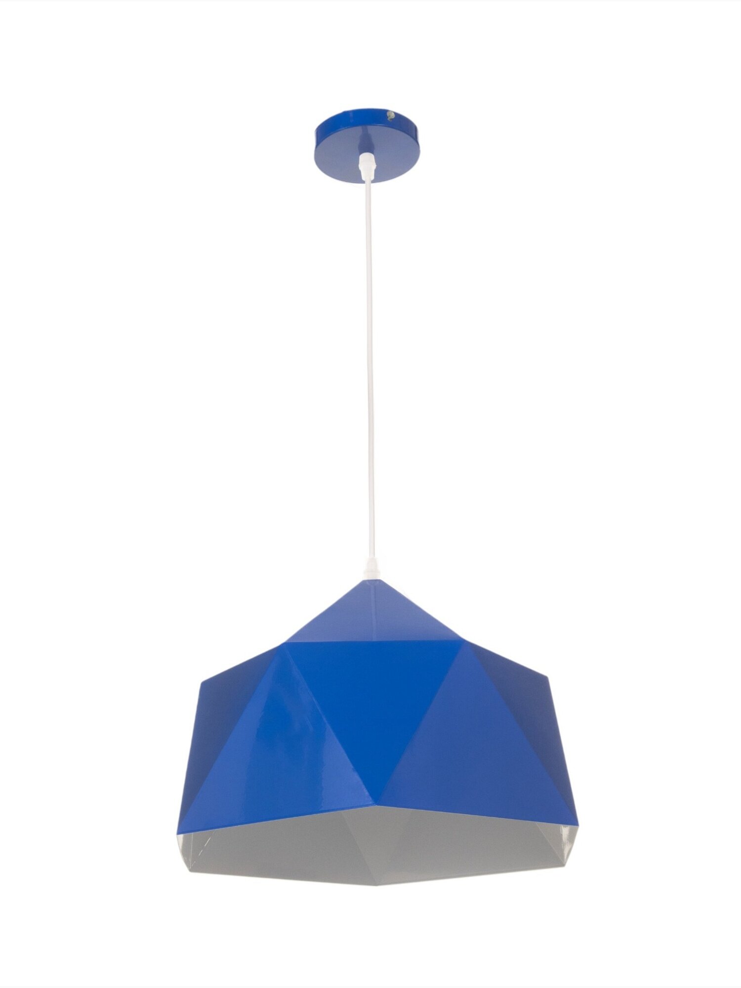 Светильник BayerLux Edward, E27, 40 Вт, синий, металл, 38x38x25 см