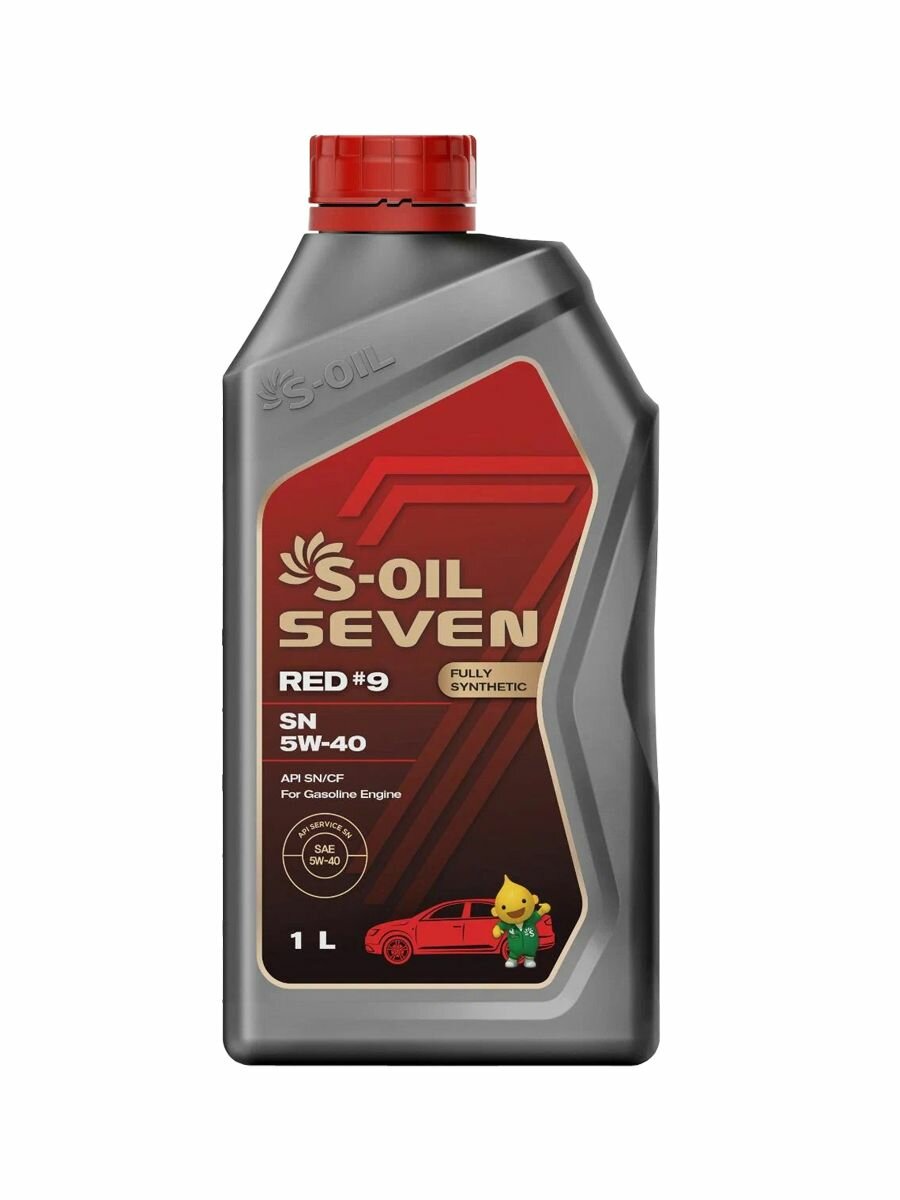 Масло моторное S-OIL 7 5W-40 RED #9 SN (1л)