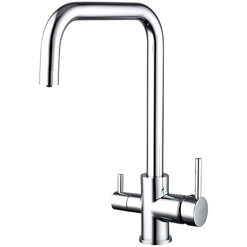 Смеситель для кухни с подключением фильтра FRUD R43054, хром
