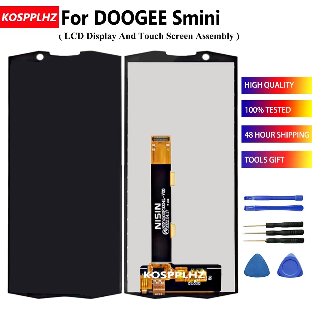 4,5-дюймовый QHD ЖК-дисплей для смартфона DOOGEE Smini, сенсорный экран, дигитайзер, замена оригинального ЖК-экрана для DOOGEE S Mini