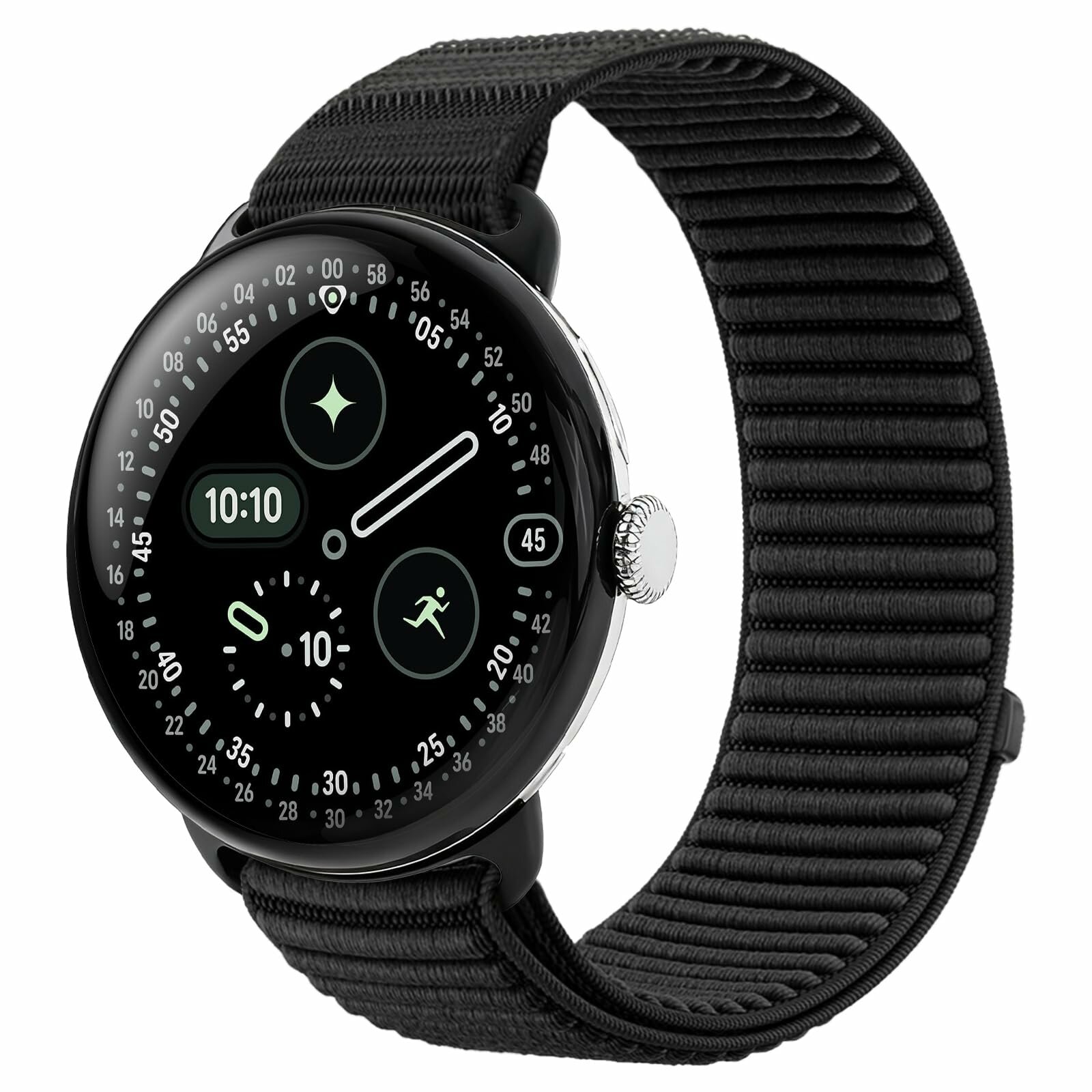 Нейлоновый ремешок-петля для Google Pixel Watch 4/3/2/1 45 мм 41 мм, 220 мм петлевой ремешок для часов сменный ремешок