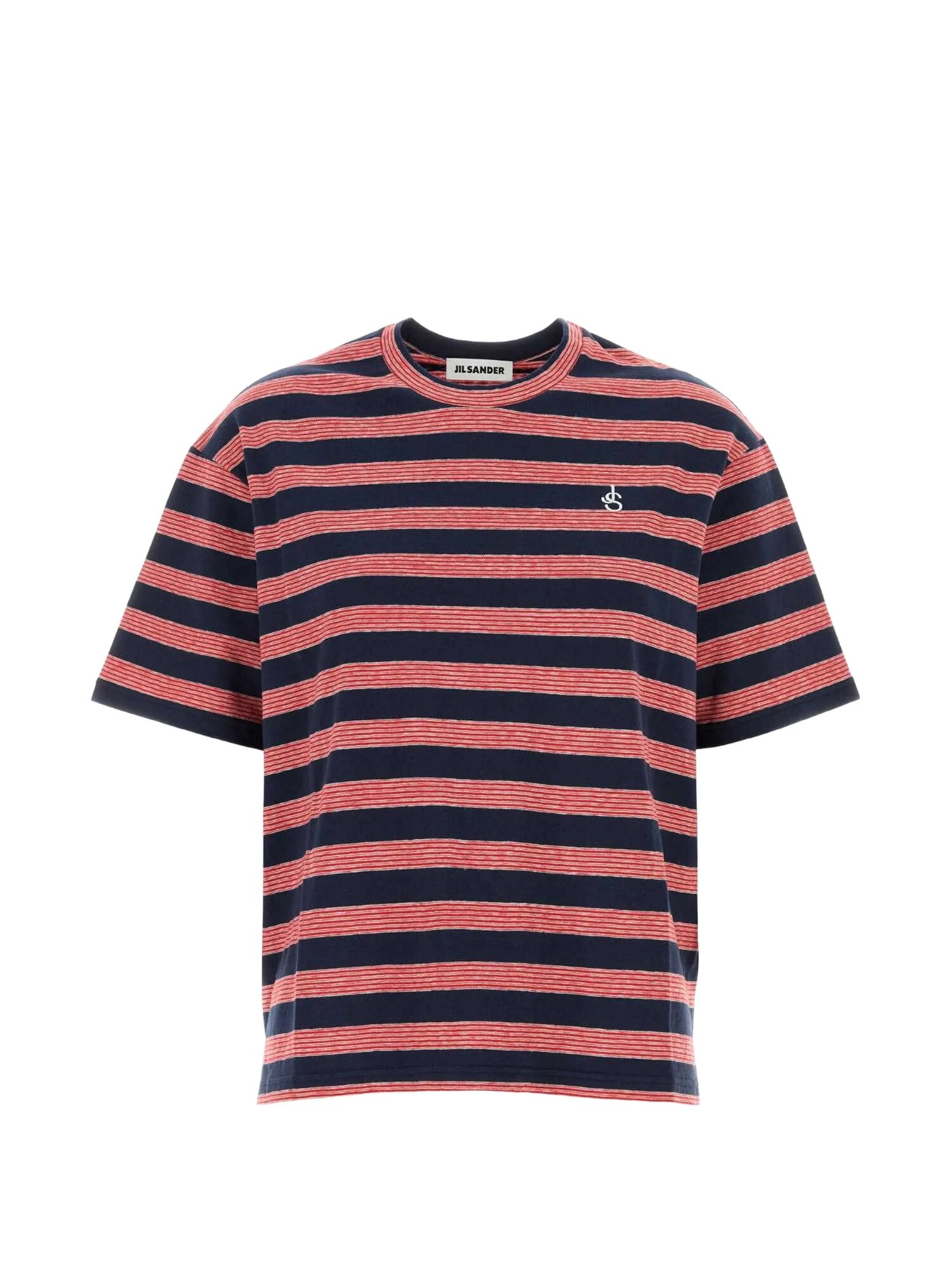 Футболка Logo-embroidered striped T-shirt