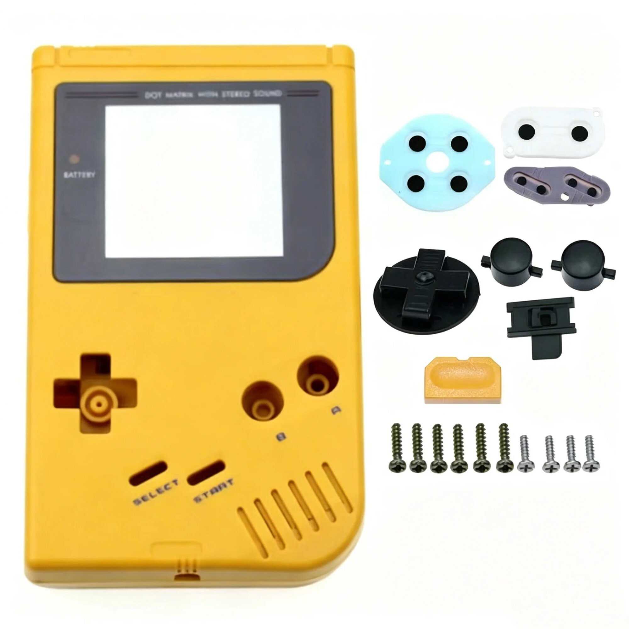 Корпус для Game Boy GB DMG smvp Желтый, Yellow