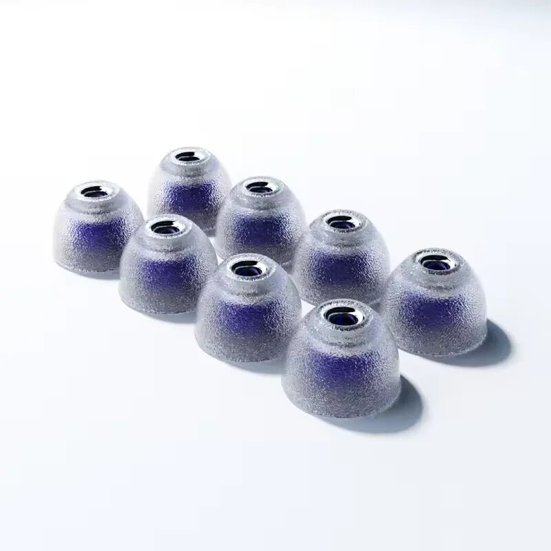 TANGZU Tang Sancai Noble Liquid Silicone Hybrid Eartips Фиолетовый, Blue-L