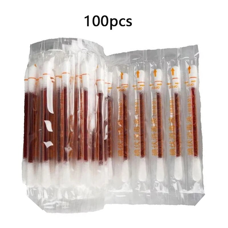 Ватные палочки с йодом Iodine Stick 100pcs