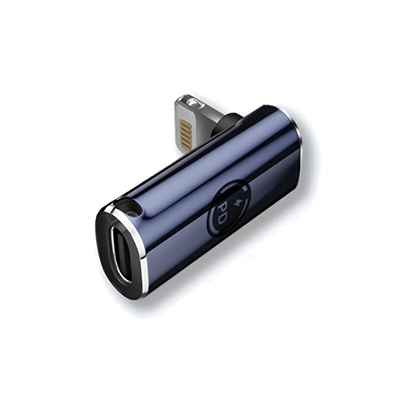 Адаптер Type-C Female to Lightning Male, PD 27W, трехмерная изогнутая форма, для Apple iPhone