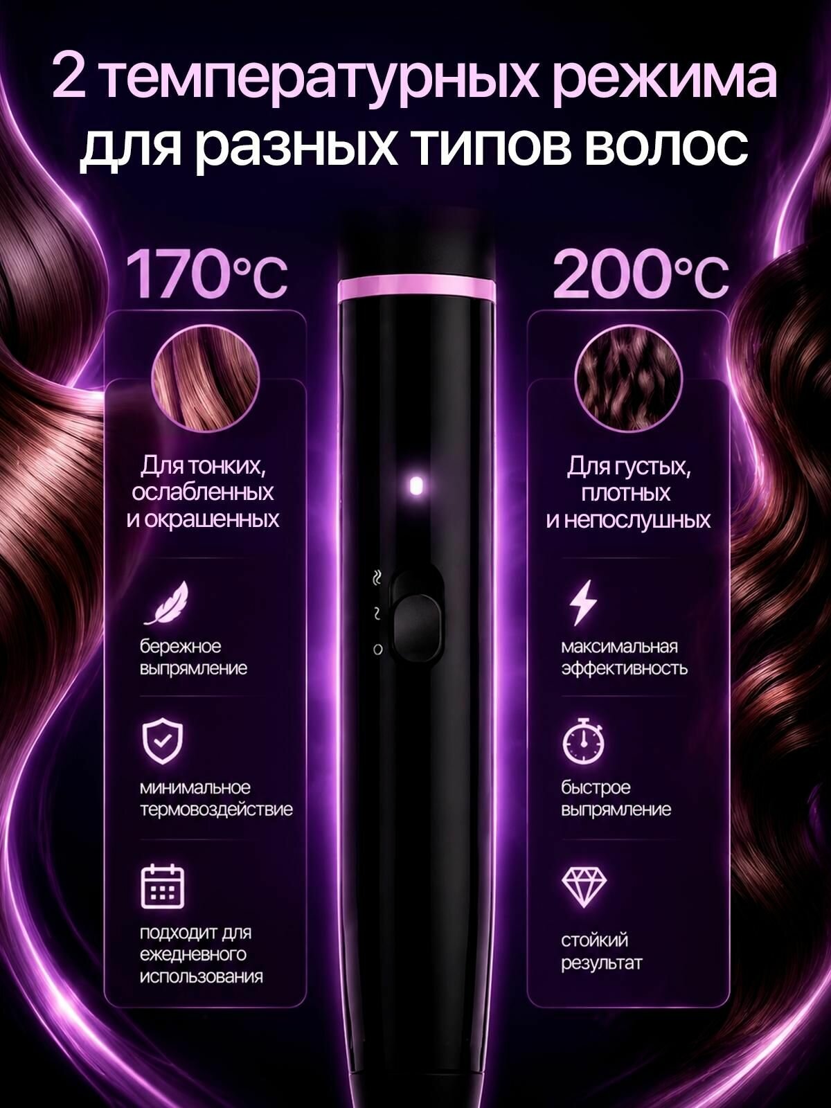Расческа-выпрямитель Philips StyleCare Essential BHH880/00
