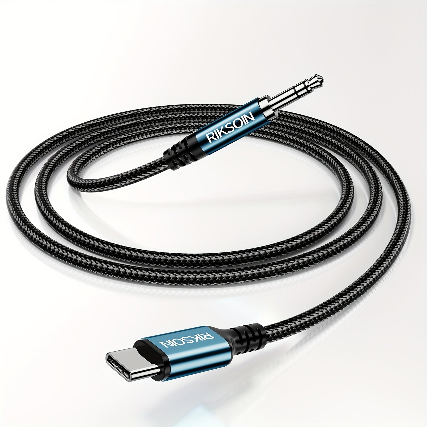 Аудиоадаптер USB Type-C на 3,5 мм AUX, Hi-Fi стерео, для наушников, длина 2 м