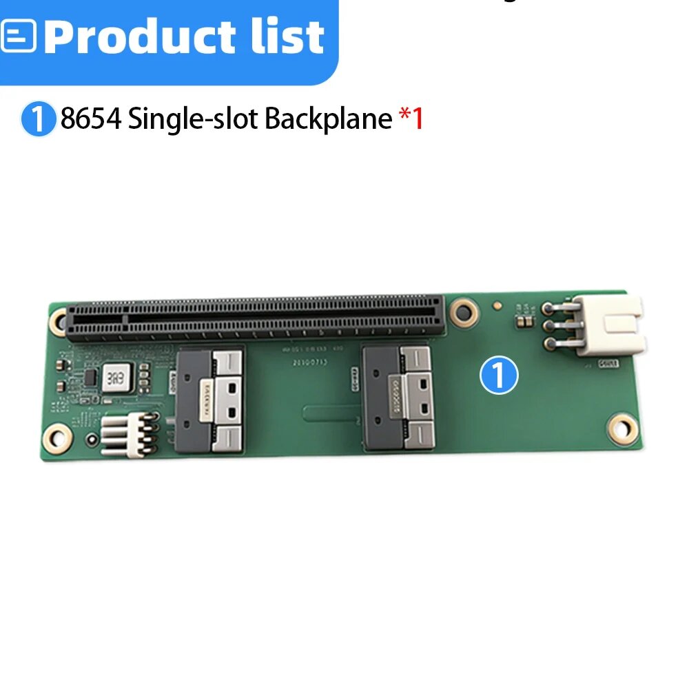 Райзер PCI-E 4.0 X16 8654 board