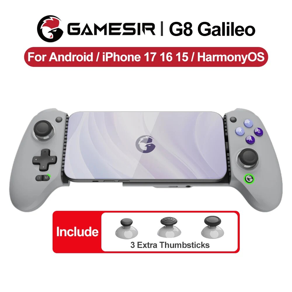 GameSir G8 Galileo геймпад для iPhone 17/16/15 и Android