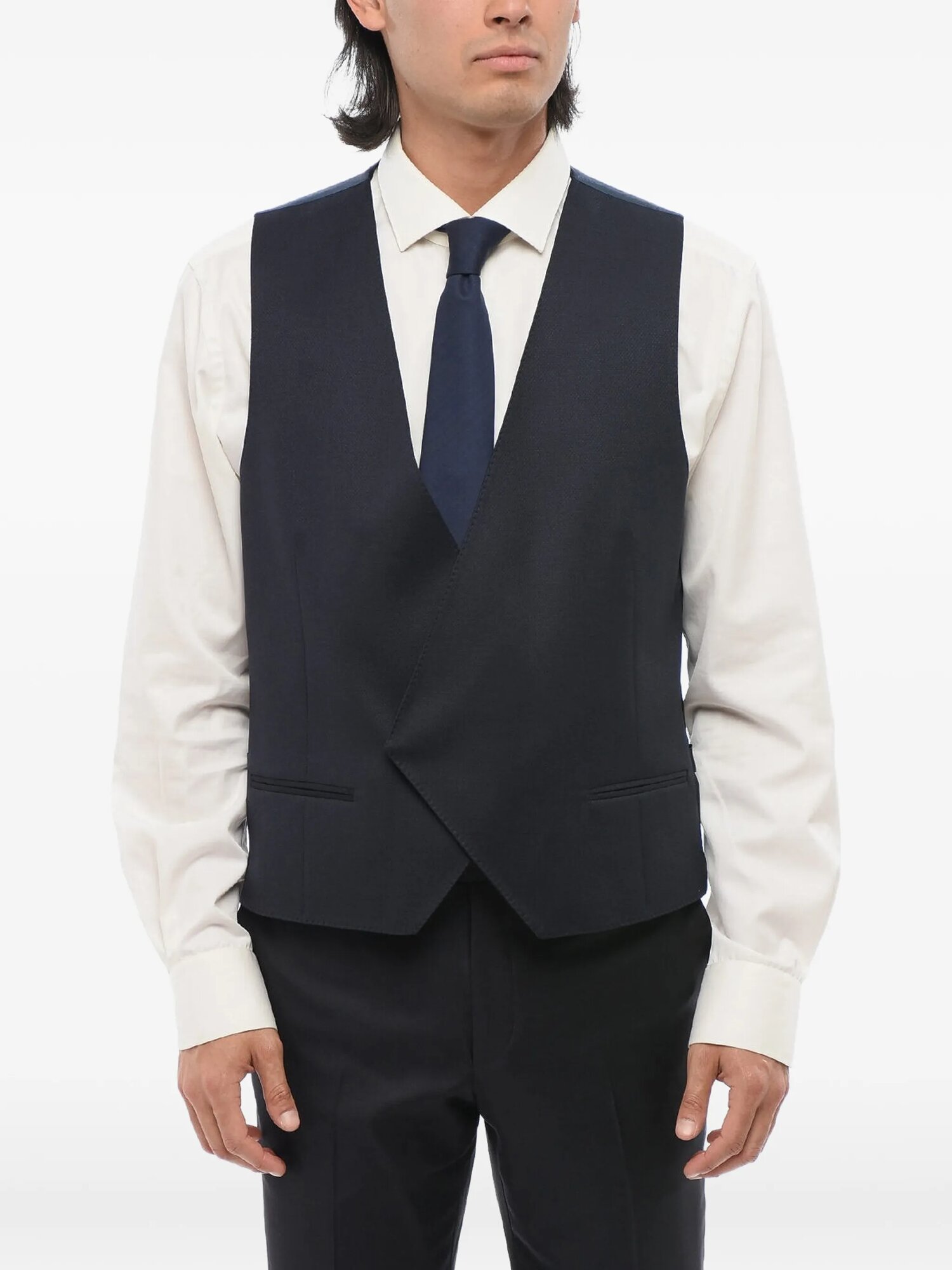 Пальто Corneliani Geometric-pattern double-breasted waistcoat