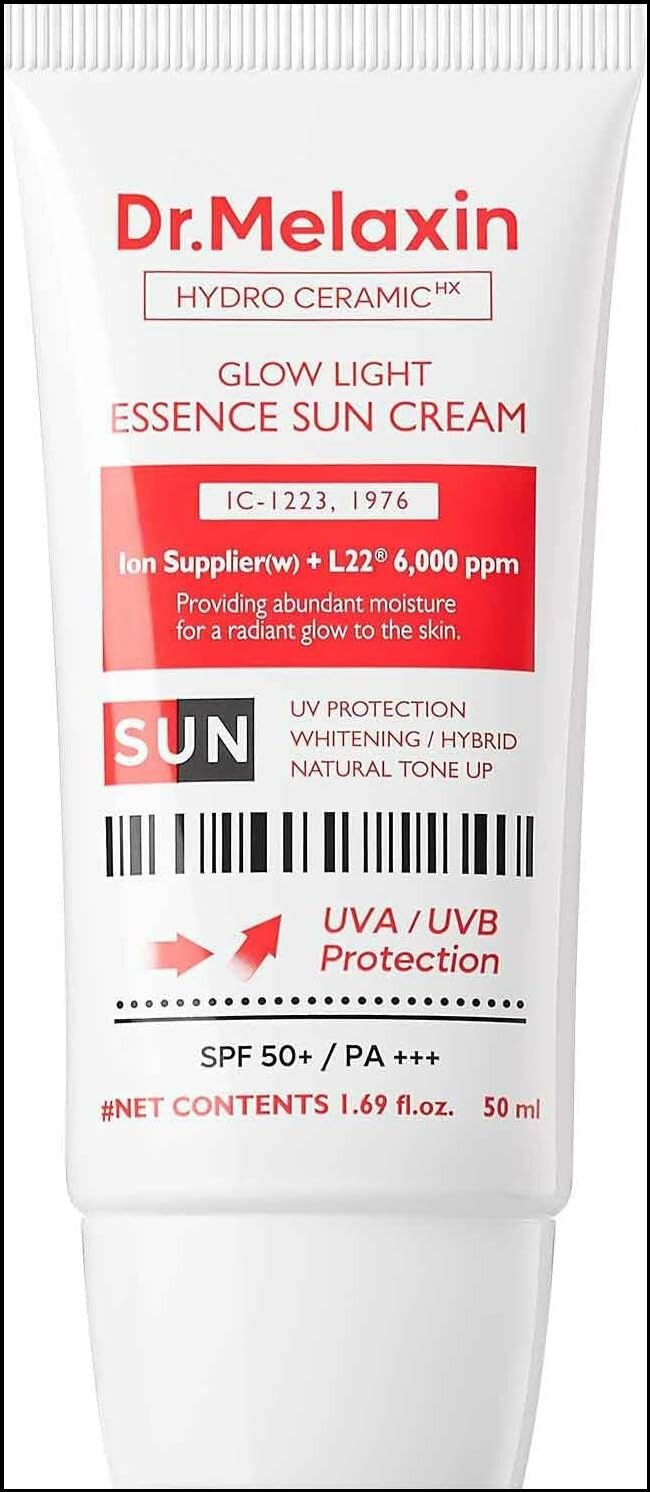 Крем для лица солнцезащитный Dr.Melaxin Hydro Ceramic Glow Light Essence Sun Cream (50 мл) эссенция 50 мл