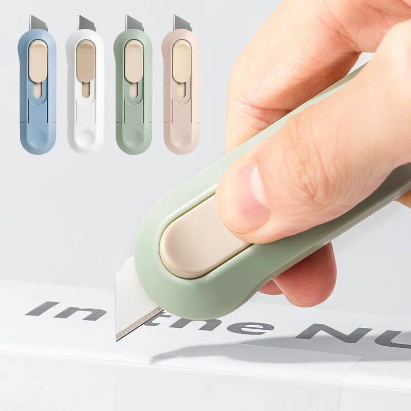Мини-резак для бумаги Mini Paper Cutter Бежевый, White — фото 1