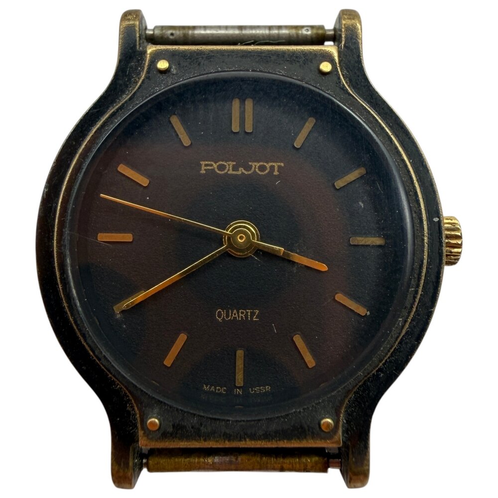 Наручные женские кварцевые часы "1658H - Poljot" 1980-1990 гг. 1-й МЧЗ, СССР