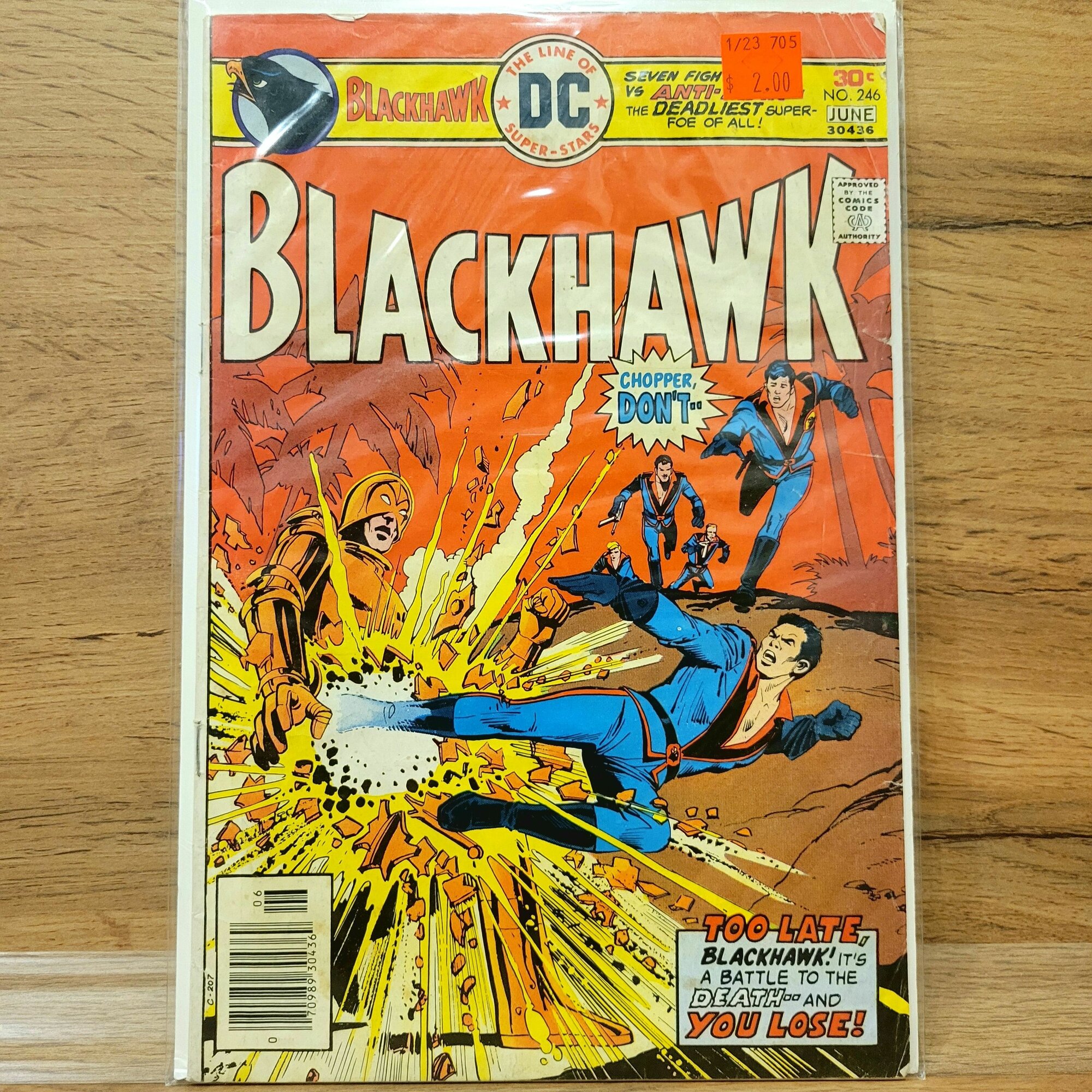 Раритетный Комикс Blackhawk #246. 1977 Год.