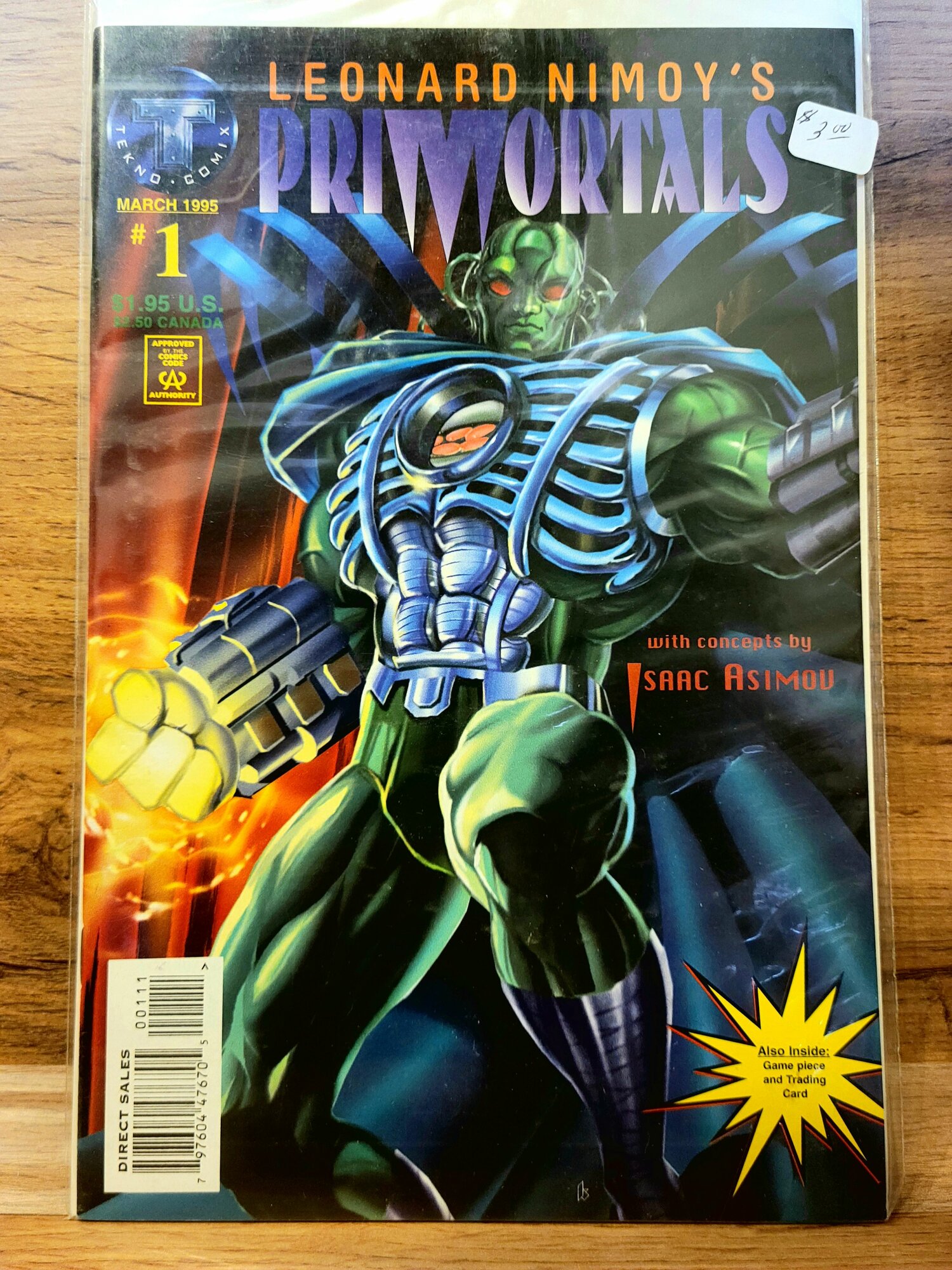 Ретро Комикс Primortals #1. 1995 Год. Оригинал!