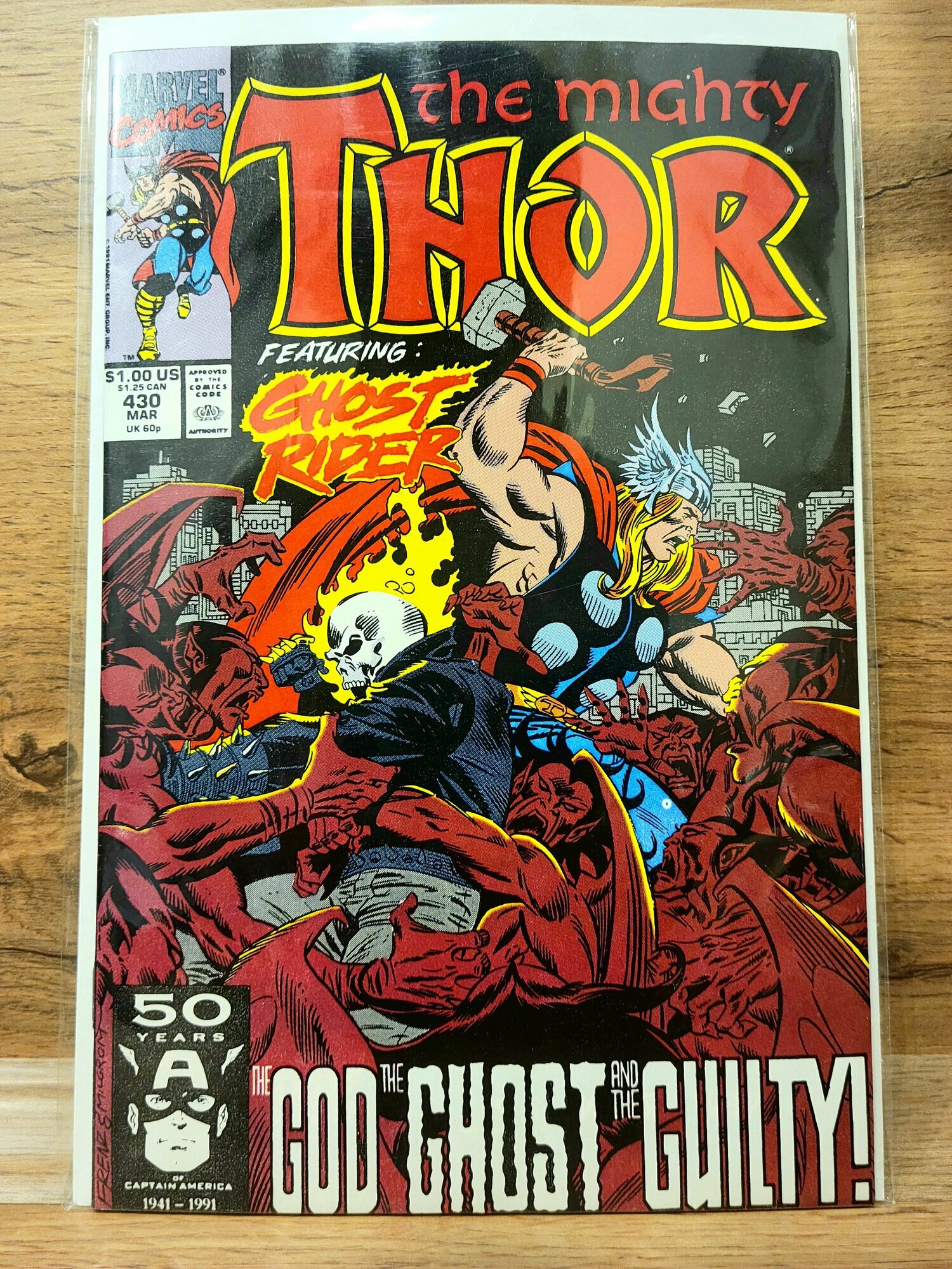 Ретро Комикс Thor #430. 1991 Год. Оригинал!