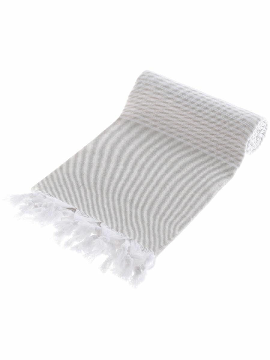 Пляжное полотенце KONAKLI-PESHTEMAL-TOWEL, Бязь, 100x180 см, бежевый, 1 шт. для пляжа бязь 100x180 бежевый