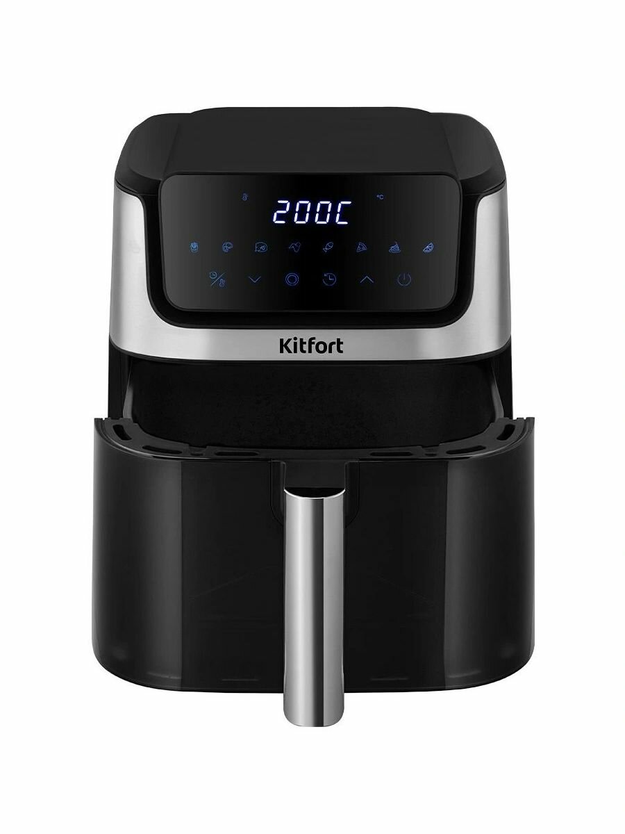 Аэрогриль Kitfort КТ-2284 6.5л 1800Вт черный AirGril Kitfort КТ-2284 6.5L 1800W black