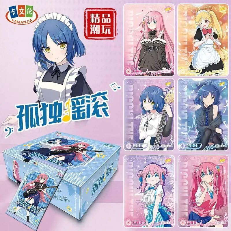 Бокки скала! коллекционные аниме карточки/Bocchi the Rock! anime cards collectibles 5 packaging Упаковка 5 листов в упаковке
