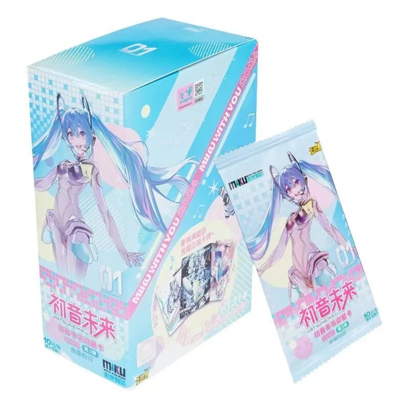 Хацунэ Мику коллекционные аниме карточки 2/Hatsune Miku anime cards collectibles 3 packaging