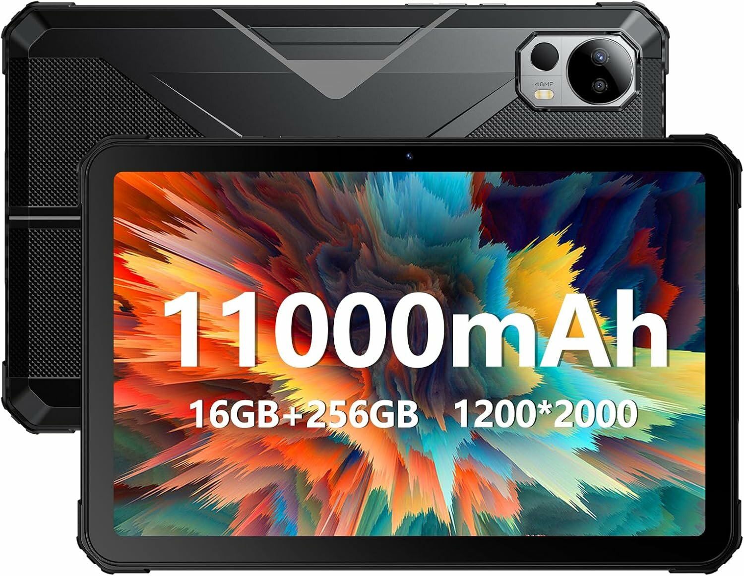 FOSSiBOT DT1 — защищенный планшет, 10,4 дюйма, 11000 мАч, 16 (8+8) ГБ, 256 ГБ