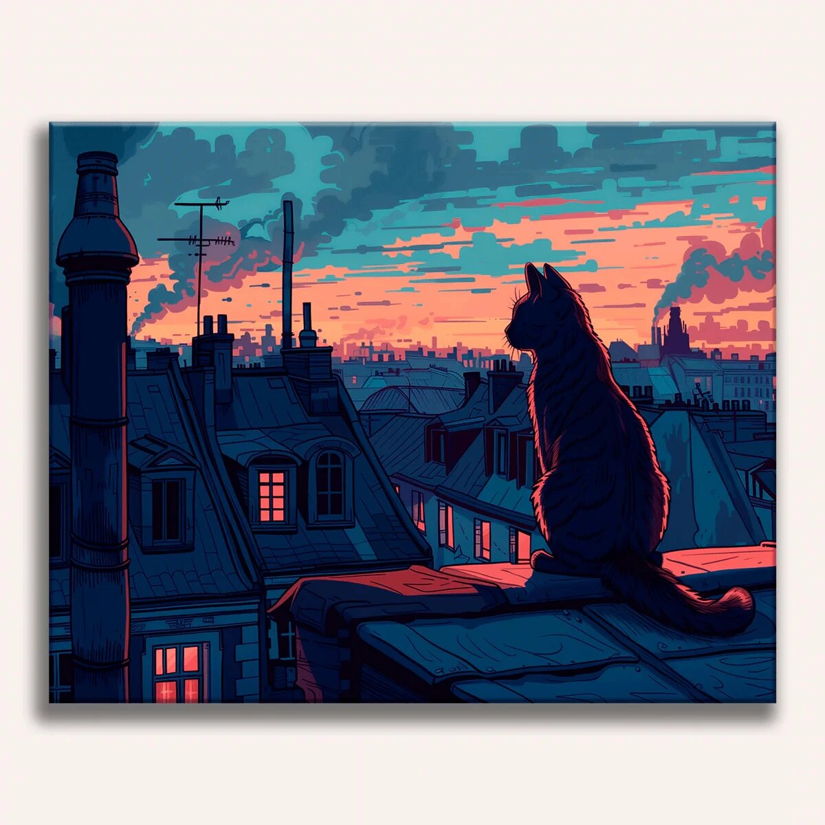 Пазл KAYOU Ночной Кот 500/1000/1200/2000 Деталей