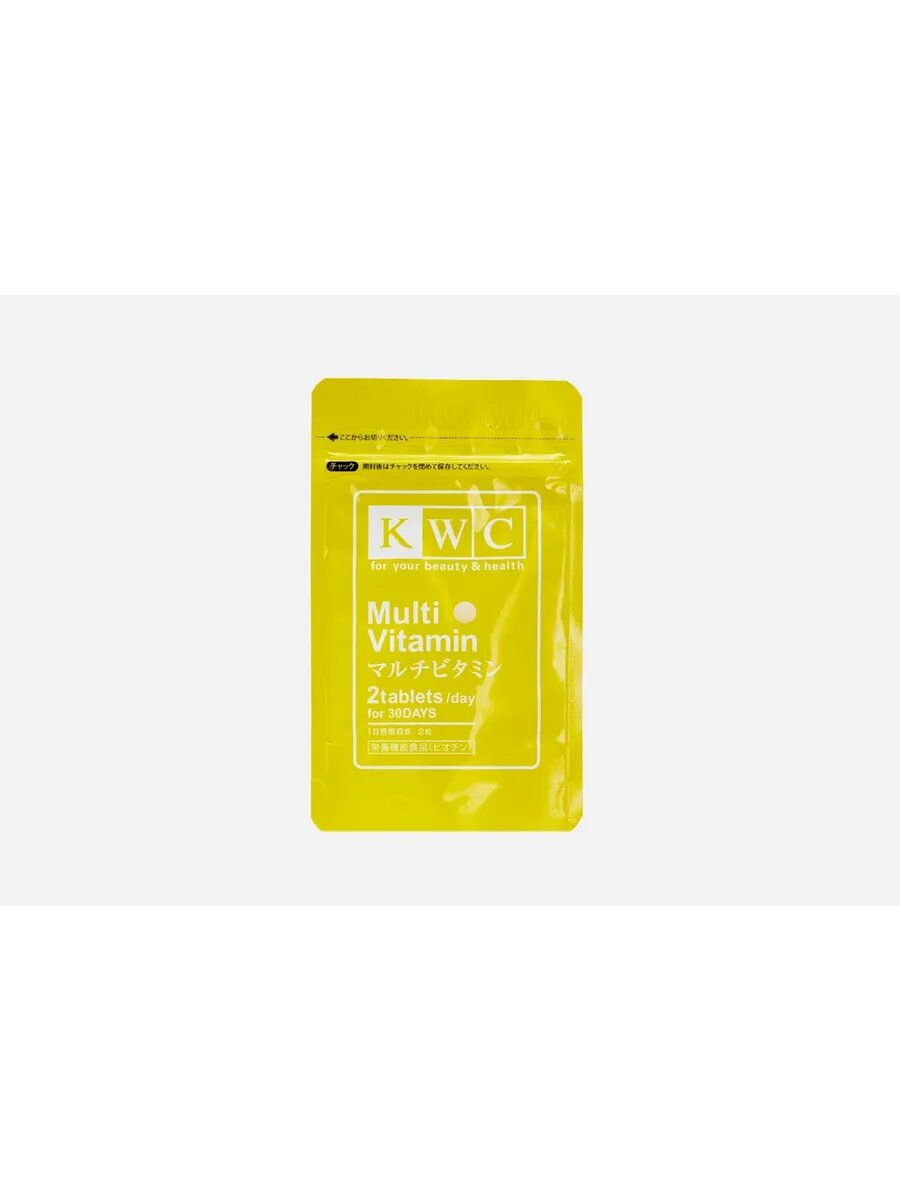 KWC Multi Vitamin витамины А, С, K2, фолиевая кислота Комплекс витаминов 60шт