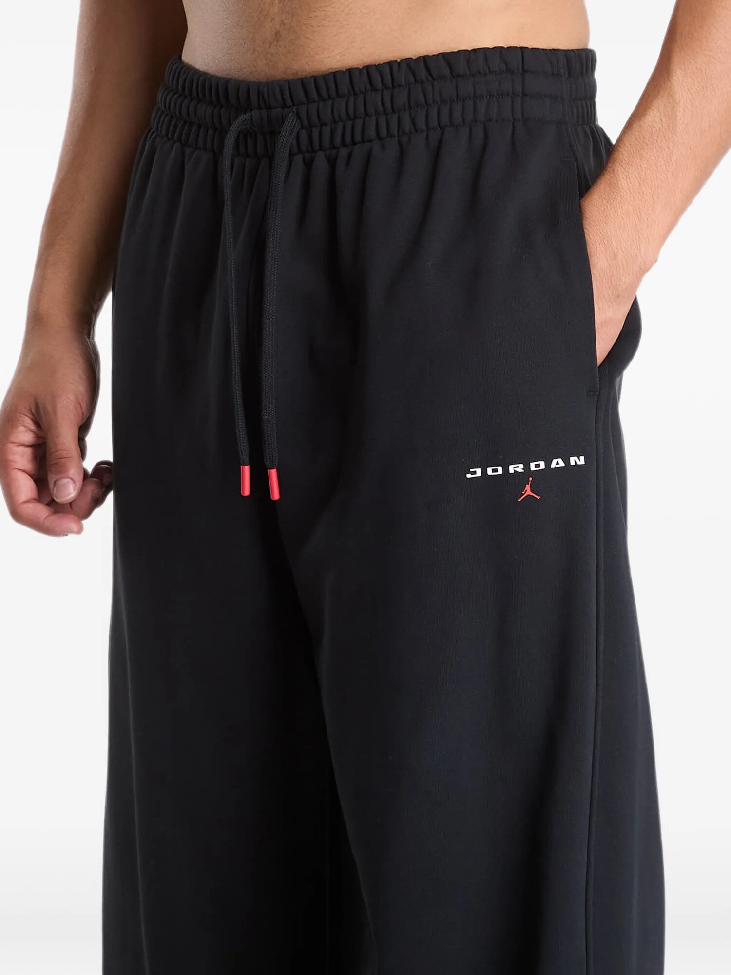 Брюки Jordan Flight Fleece track pants, размер L, black — фото 1