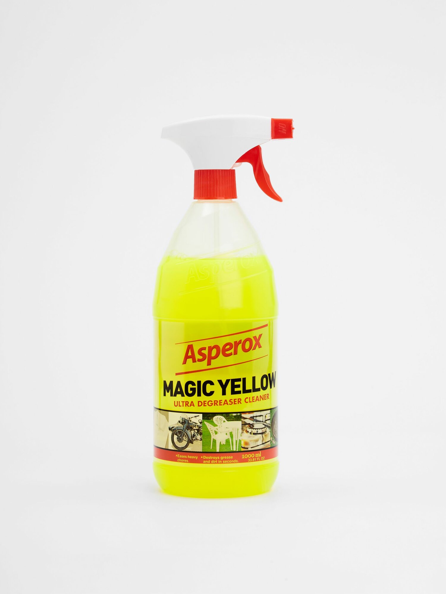 ASPEROX, Универсальное чистящее средство для кухни и дома (MAGIC YELLOW ULTRA DEGREASER CLEANER) 1л.