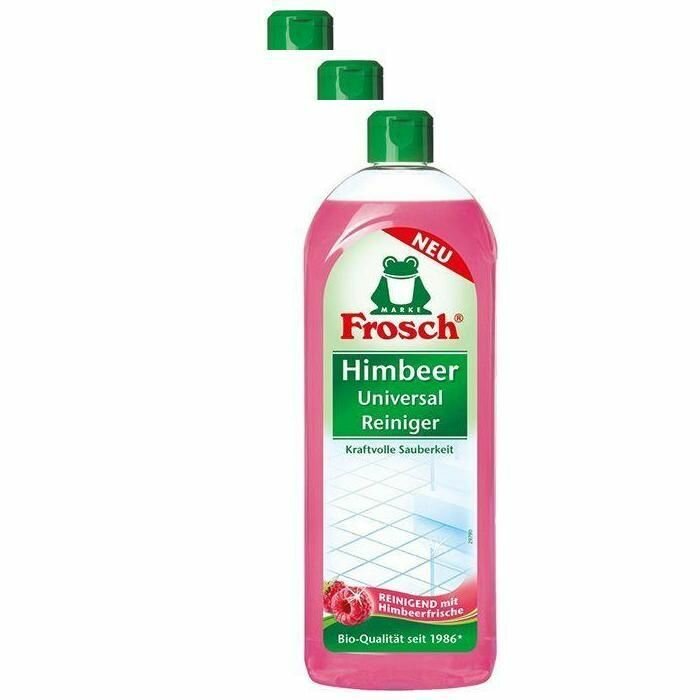Frosch Universal Reiniger Himbeer Универсальное чистящее средство для любых поверхностей Малина, 750 мл, 3шт.