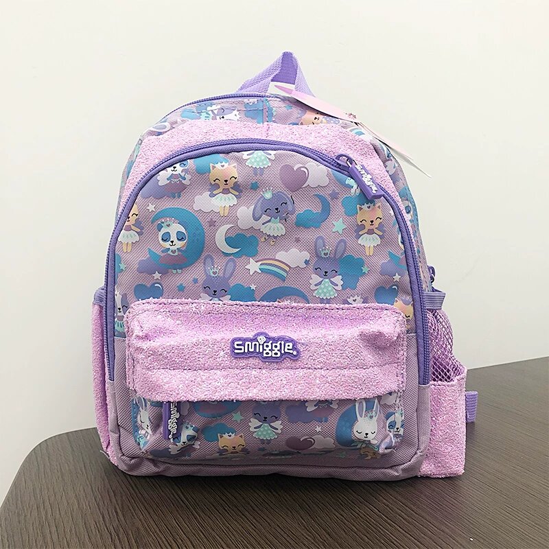 Smiggle Фиолетовый Луна Кролик Детский Рюкзак 26x21x10см