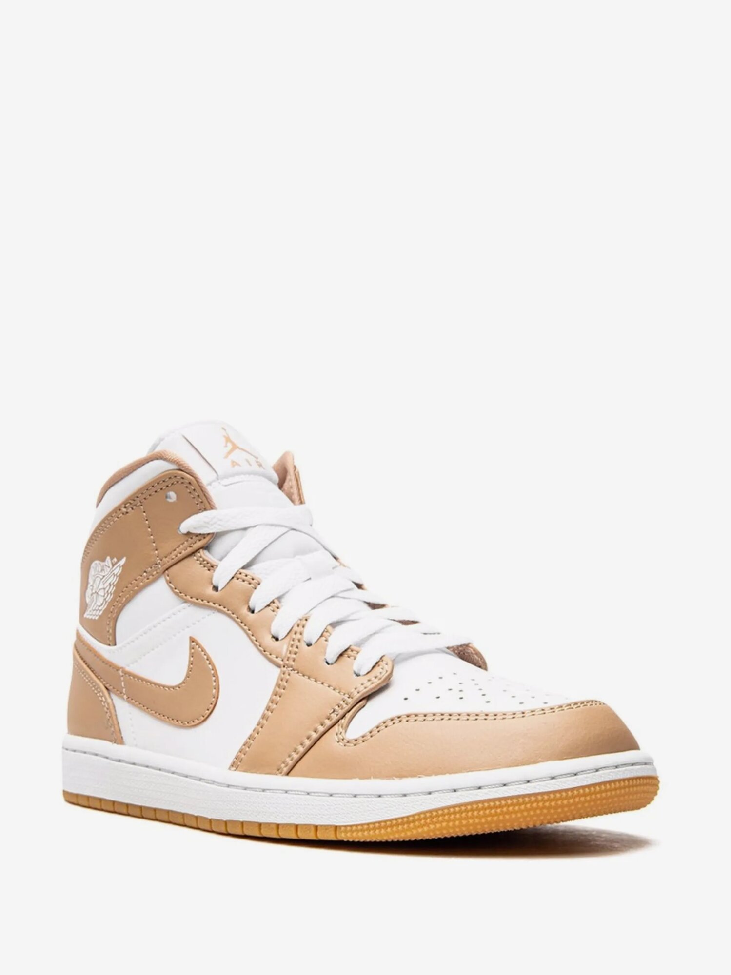 Кроссовки Jordan Jordan 1 Mid, размер 10,5 US, white — фото 1