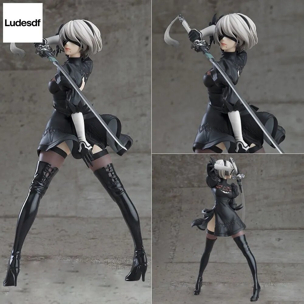 Фигурка 2B из игры Nier: Automata, материал: винил, ПВХ, производитель: Китай — фото 1