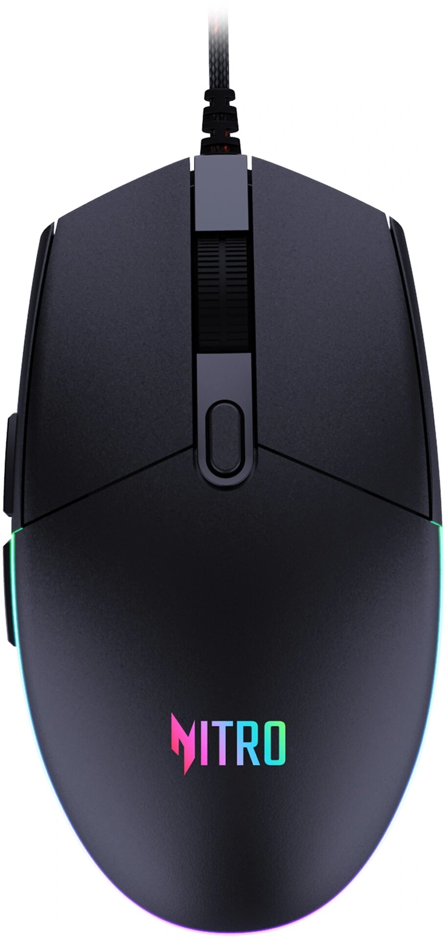 Мышь Acer Nitro OMW400 черный оптическая 6400dpi USB 5but (ZL. MCEEE.02U)