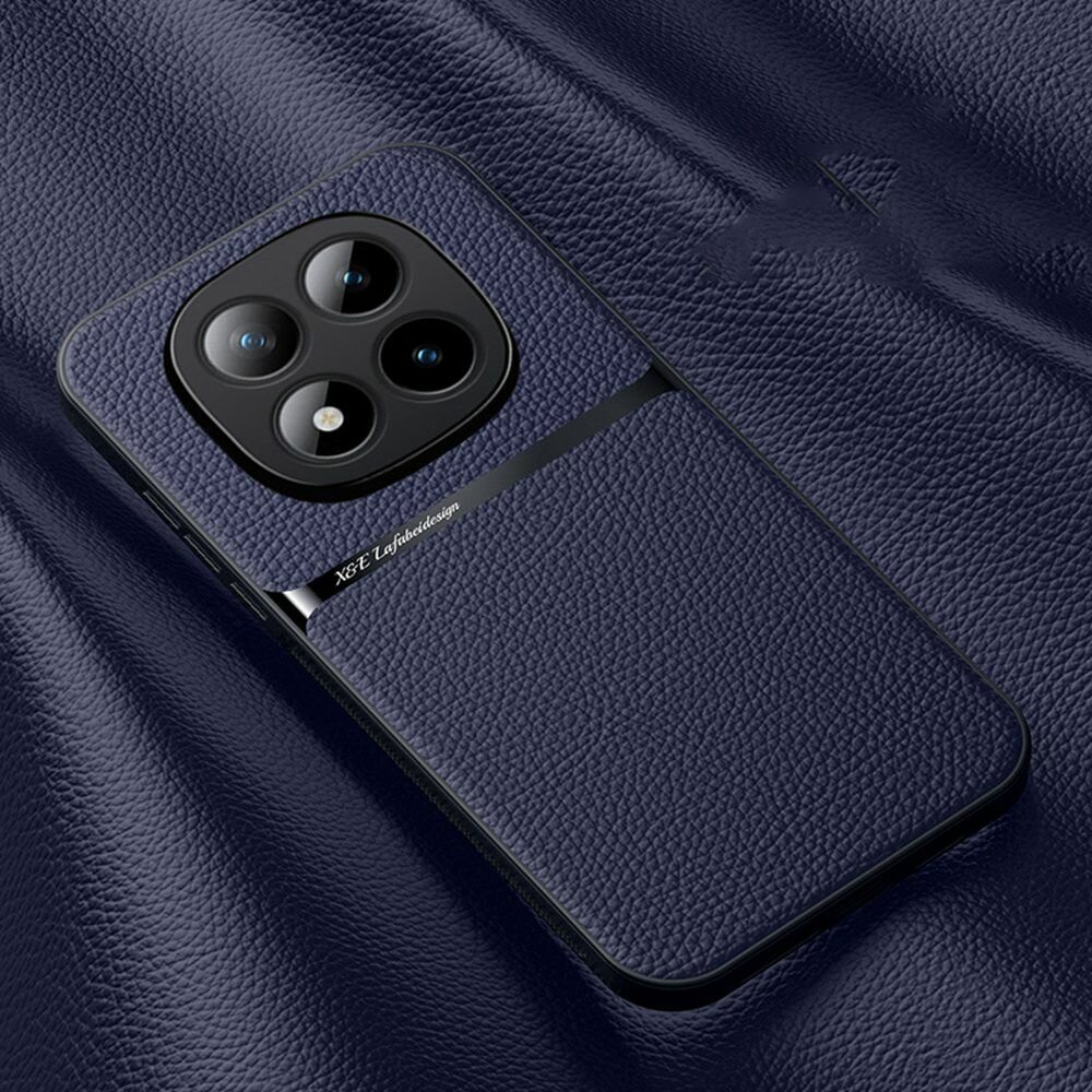 Кожаный чехол для Xiaomi Redmi Note 15 Pro Plus 5G / Note 15Pro+, Противоударный защитный чехол для Сяоми Редми Ноут 15 Про Плюс