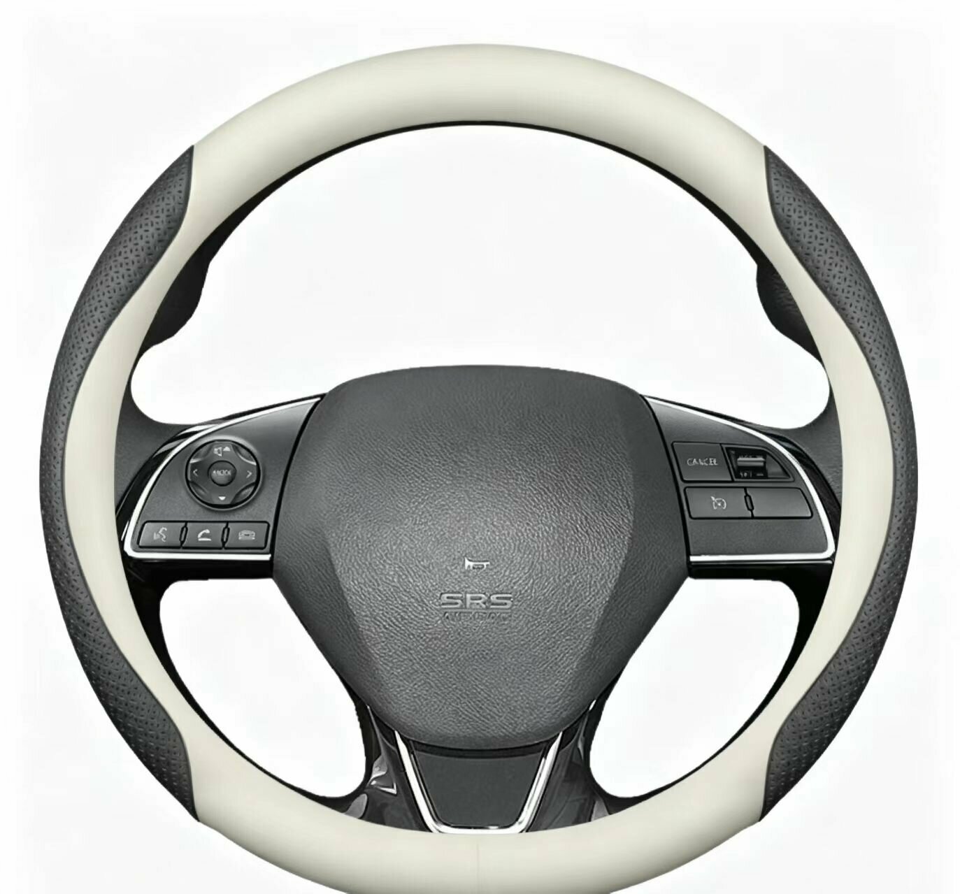 Оплетка руля MyPads, для Mitsubishi Outlander/Pajero/ASX/Lancer, натуральная кожа