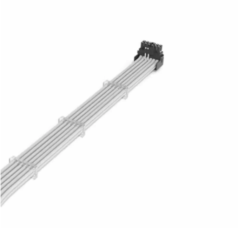 Белый 90-градусный 12+4-контактный 12VHPWR на 3 шт. PCI-E GPU 8-контактный видеокарта PCIE 5.0 3090Ti 4090 4080 блок питания адаптер удлинительный кабель