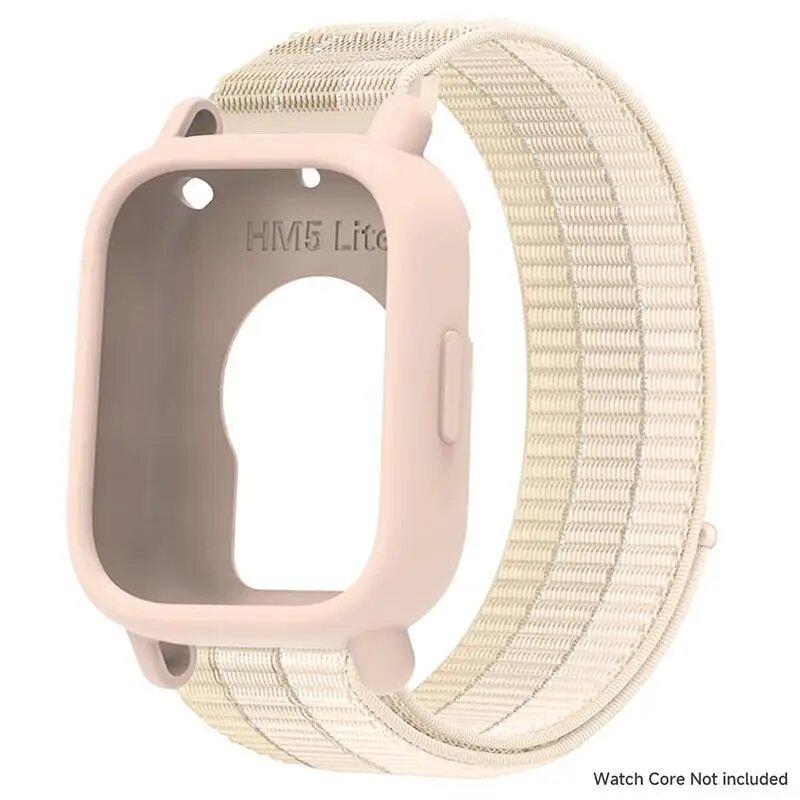 CAOWTAN Чехол + Ремешок для Redmi Watch 5 Active/Lite 22мм Watch 5 Lite, Starlight-P