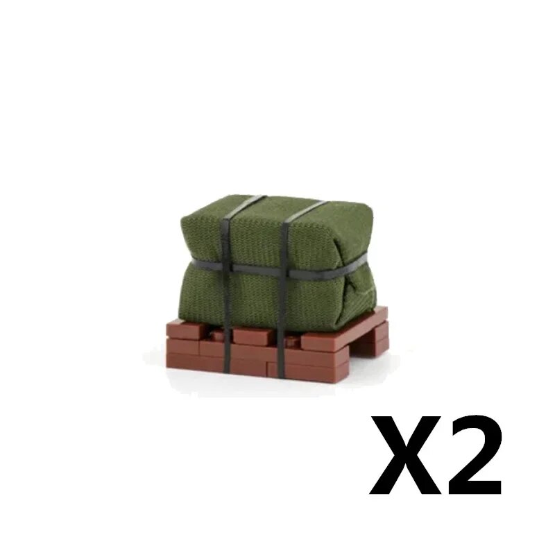 Военный блокпост BRICKPANDA, Цвет: CJ008-2PCS