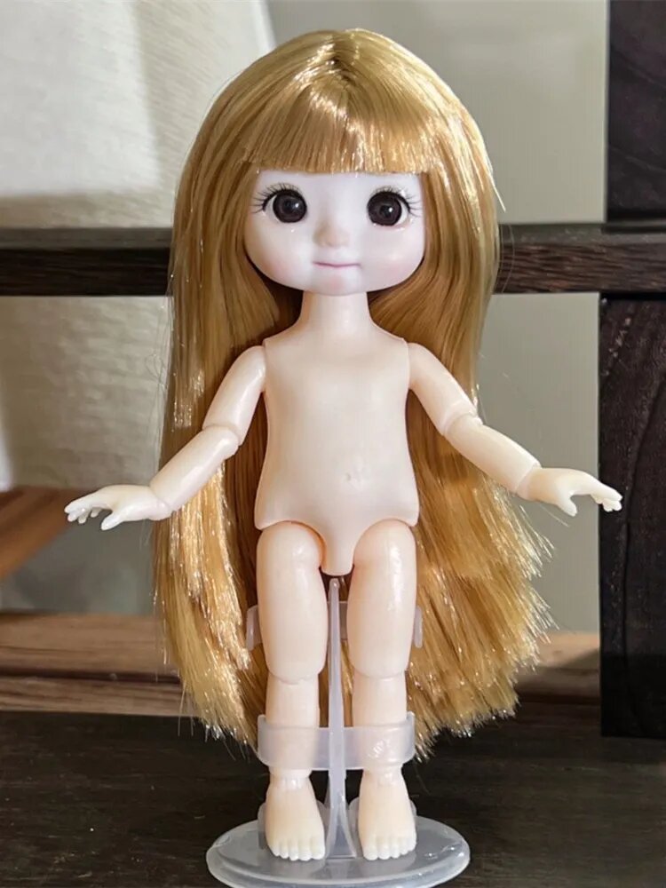 Кукла BJD 1/8 (17 см) девочка Коллекционная шарнирная кукла базовая версия подарочная