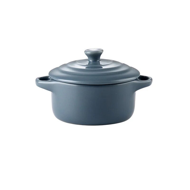 Миска JUSTINLAU мини керамическая глазурованная Gray