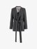 Куртка SA SU PHI Herringbone-pattern belted jacket, размер 40, серый
