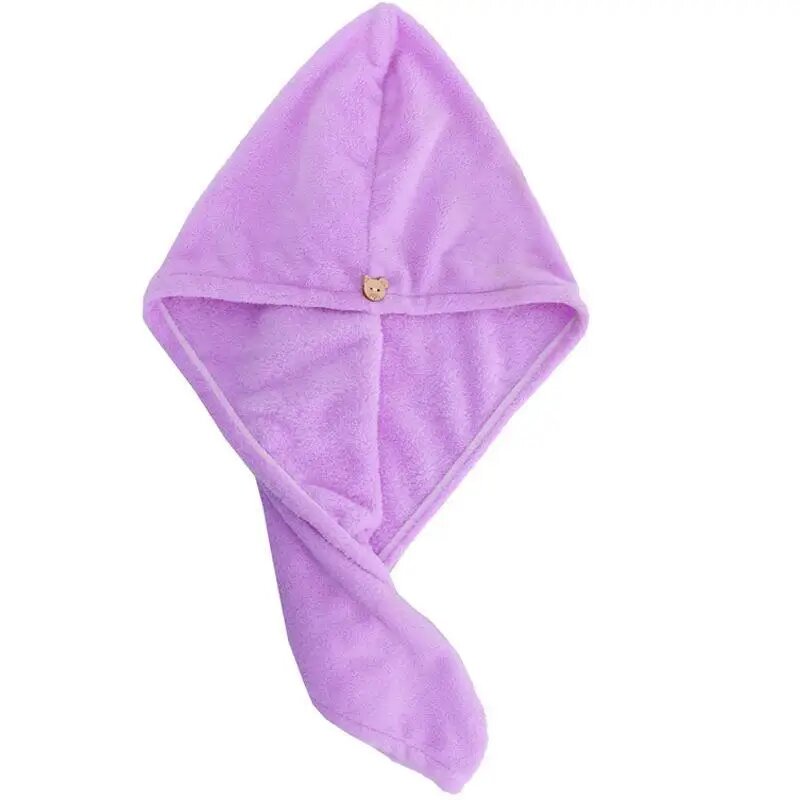Микрофибра полотенце для волос Purple-1PC