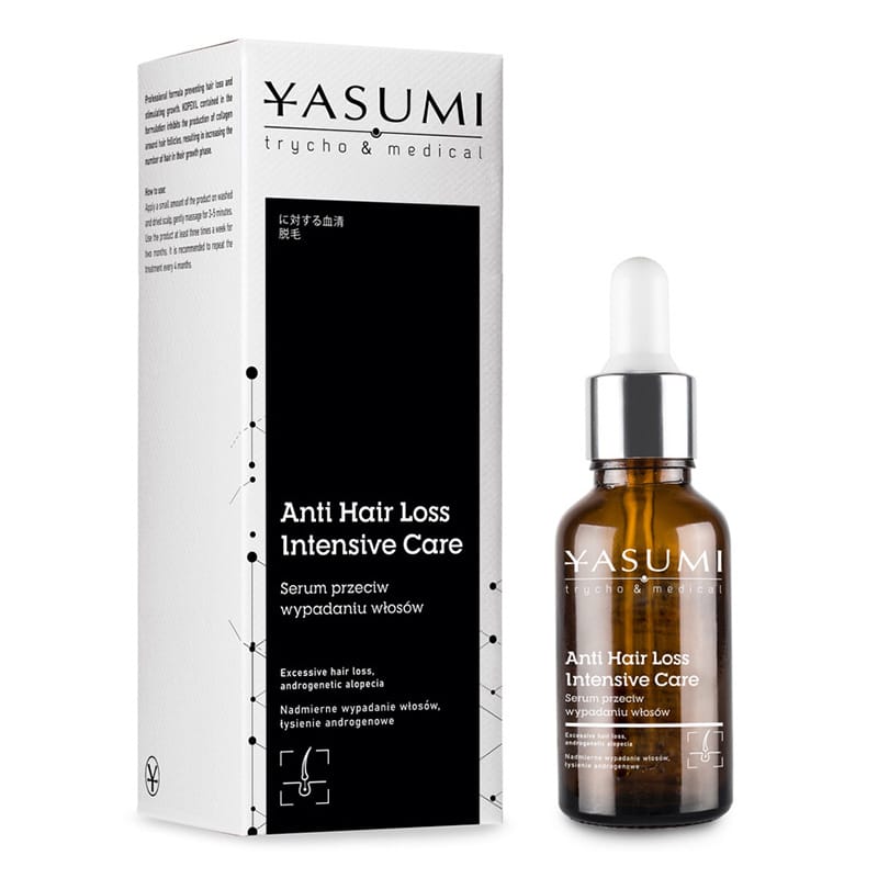 Сыворотка для волос Yasumi Anti Hair Loss Intensive Care Serum, сыворотка против выпадения волос, 30 мл