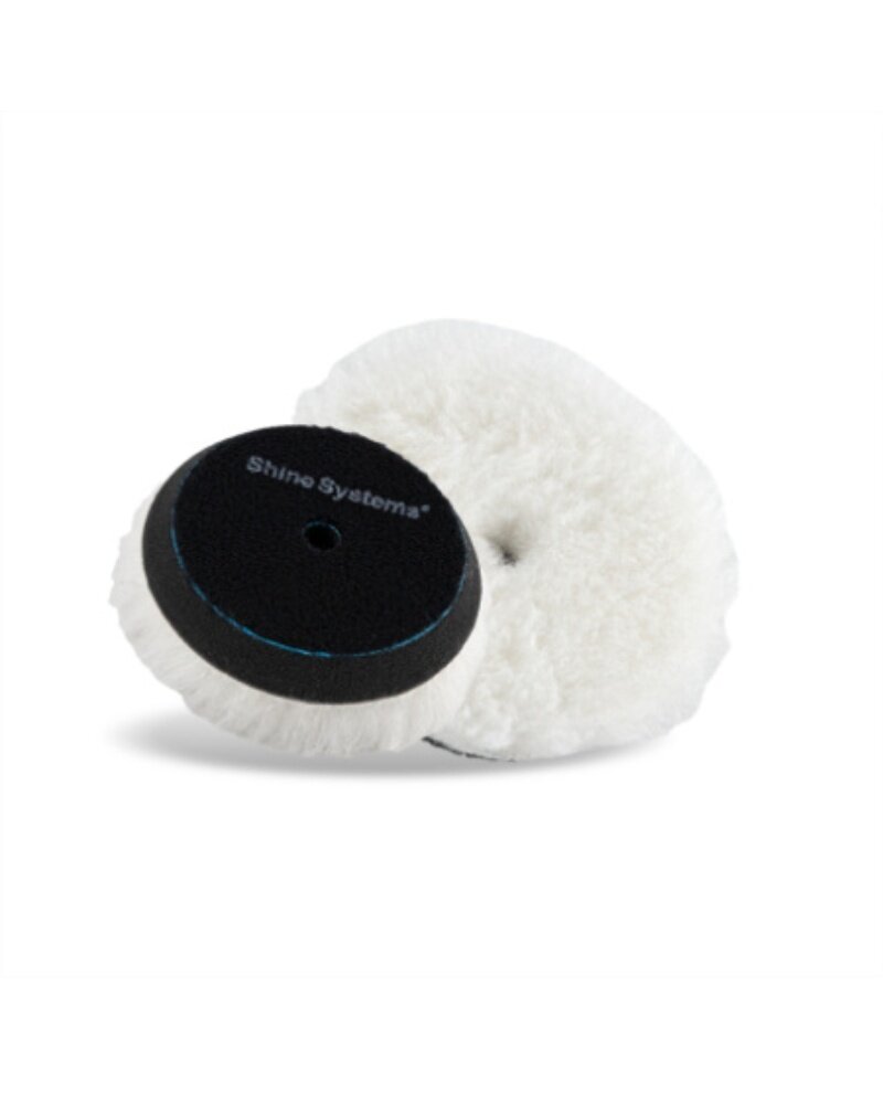 Shine Systems Cotton Wool Pad - полировальный круг мех с хлопком 155 мм