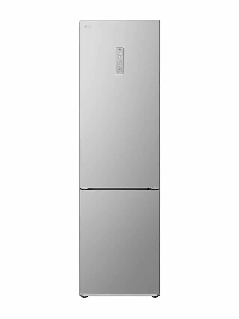 Двухкамерный холодильник LG GC-B509ANMW, No frost, серебристый