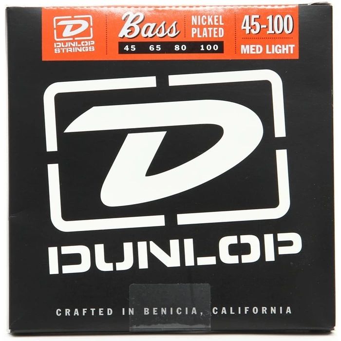 Dunlop DBN45100 Комплект струн для 4-струнной бас-гитары 45-100