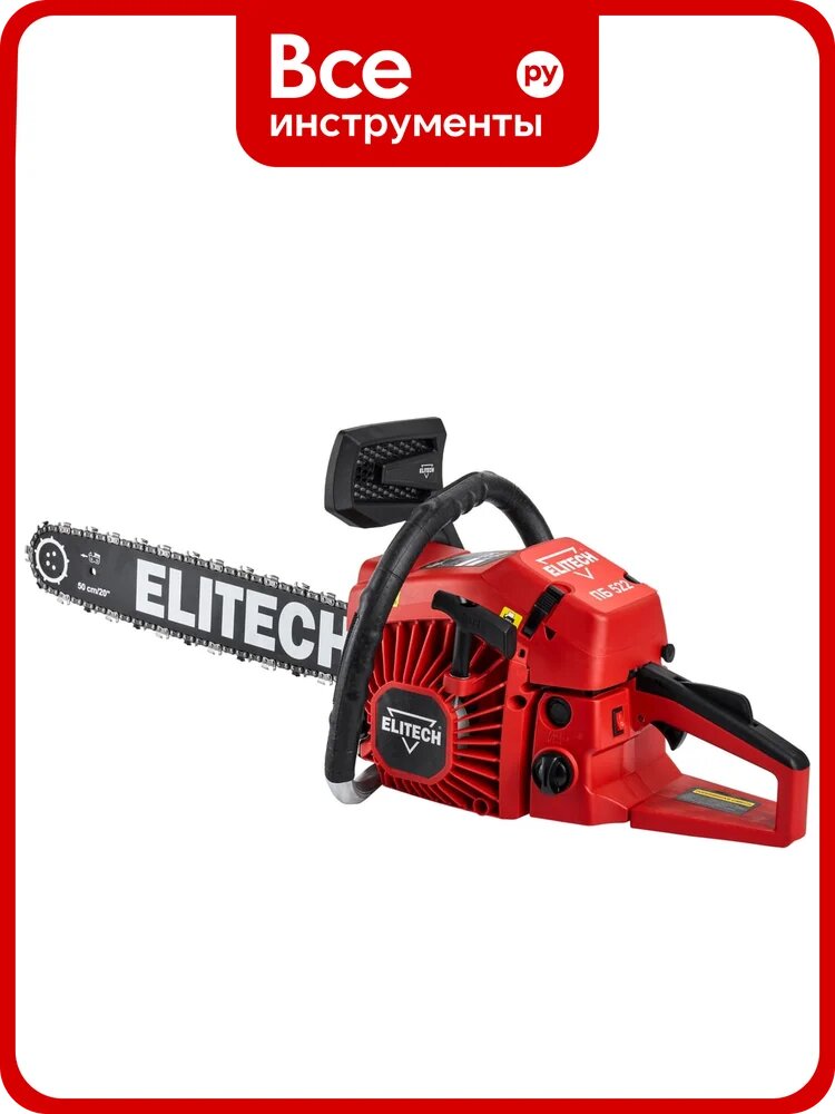 Пила цепная бензиновая Elitech ПБ 522 E1611.014.00 ДМ 205450