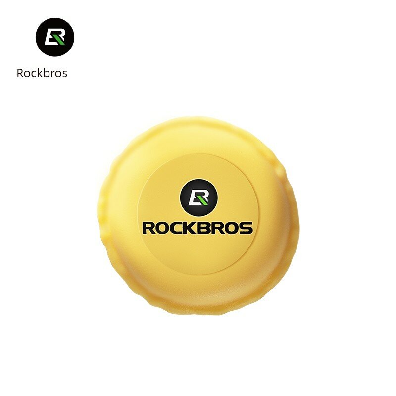 Комплект заплат для велосипедных шин Rock Brother желтые самоклеящиеся 6 шт в коробке для дорожных и горных велосипедов
